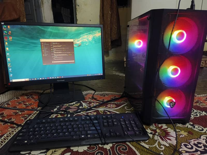 Budget Gaming PC Setup | i5 4th Gen | 16GB RAM | RGB Gaming Case ...