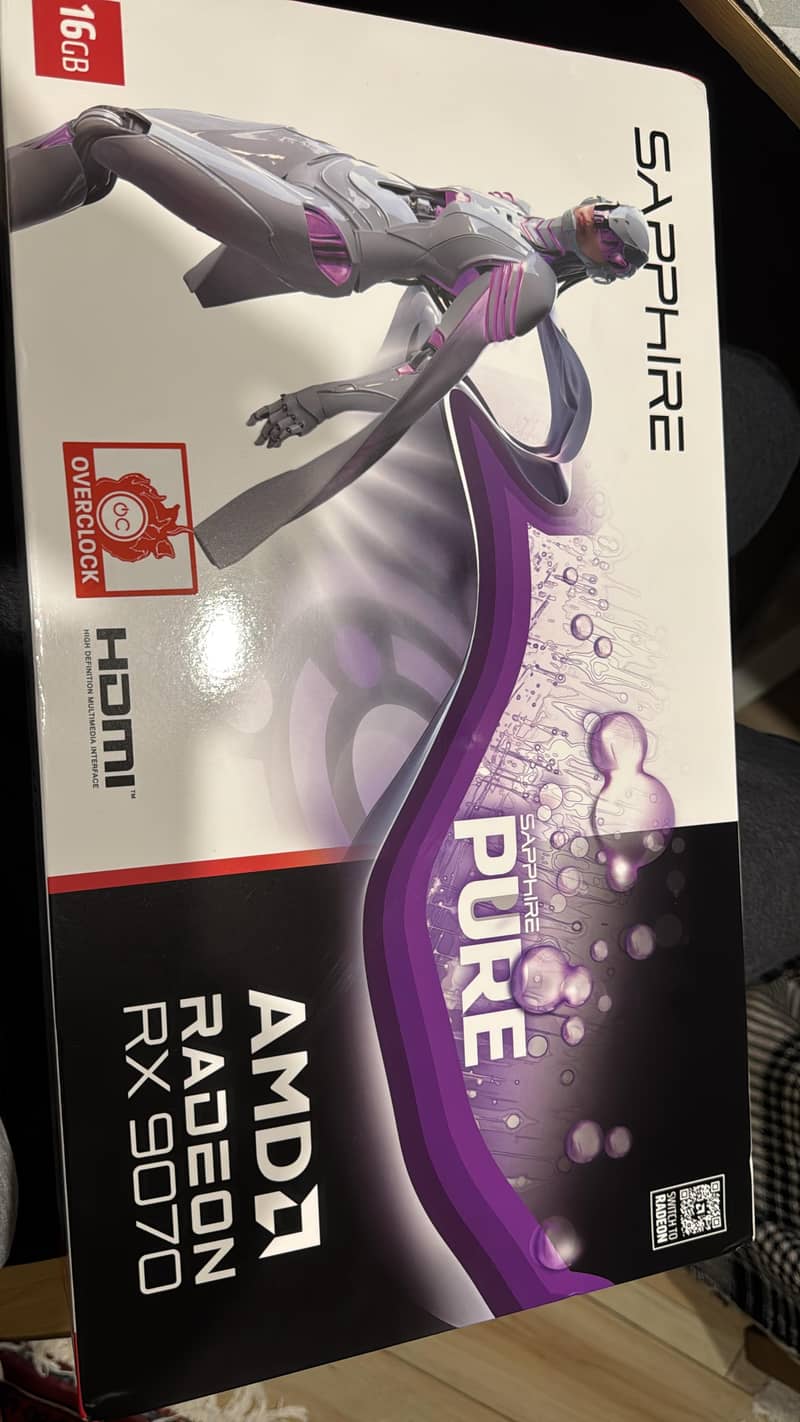 Sapphire Pure Rx 9070 OC - Computer Components - 1113988289