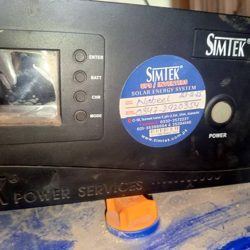 Simtek Pure Sine Wave Inverter 2000VA -24V - UPS - 1114850700