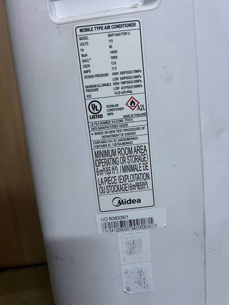Midea Portable AC Air Conditioner - Air Conditioners - 1114861003