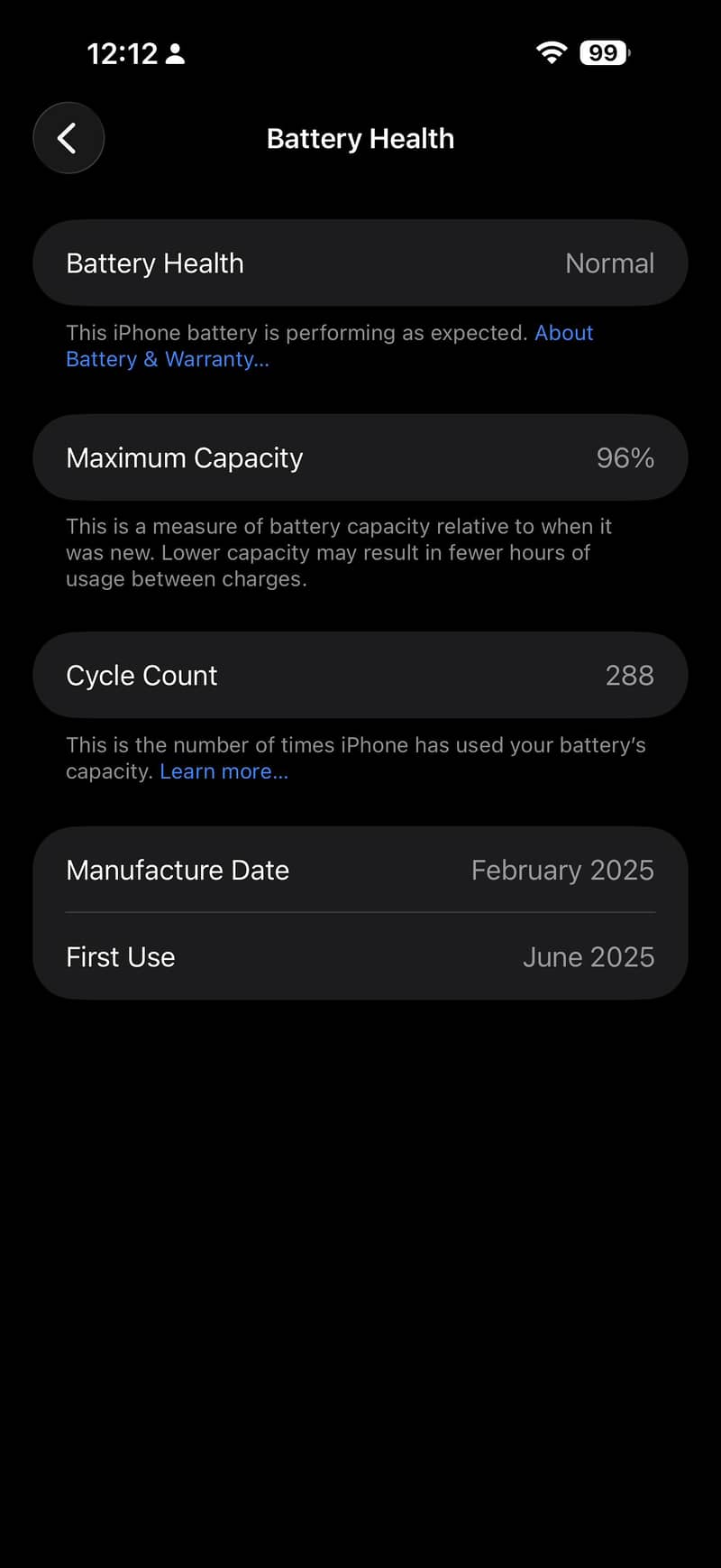 Iphone 16 pro max jv for sale with 96% battery health - Mobile Phones ...