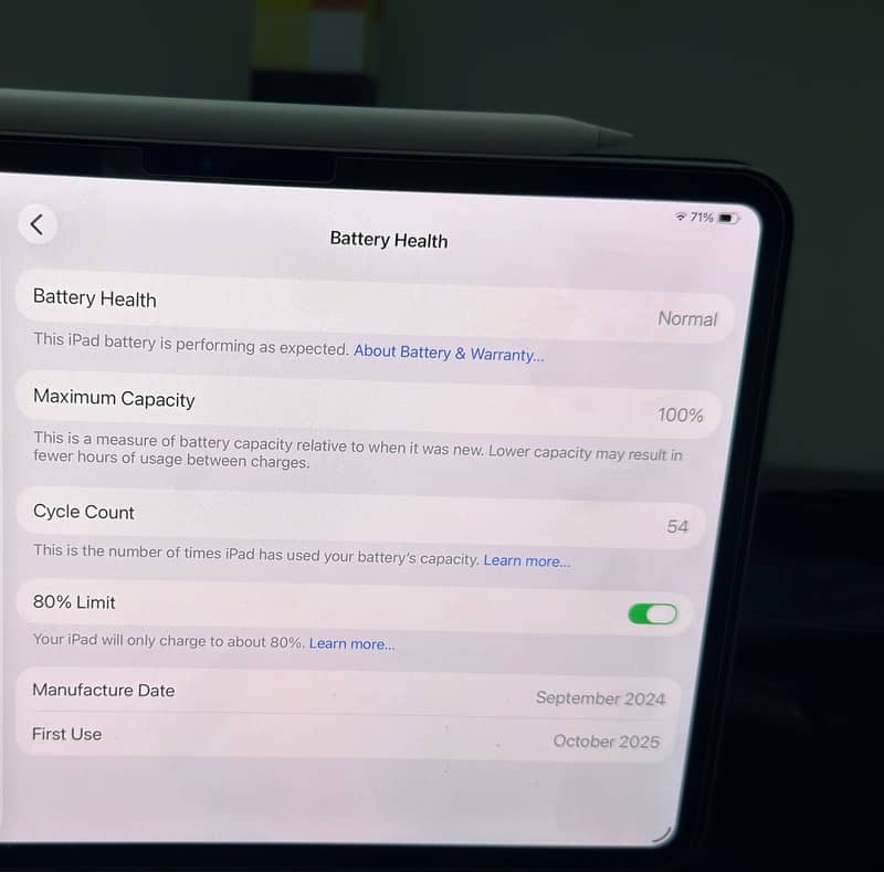 iPad Pro M4 11” 100% Battery, Pencil Pro & Magic Keyboard - Tablets ...