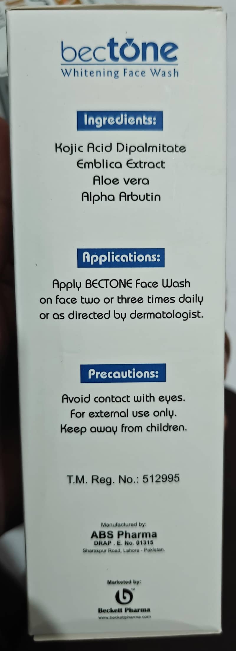 Bactone Whitening Face Wash - Skin Care - 1115098314