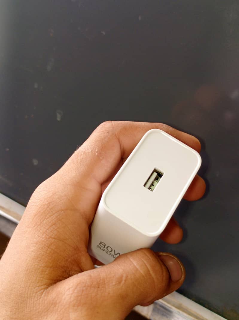 Oppo A6 Pro 80W Original Adapter & Cable Box Wala - Chargers - 1115144771