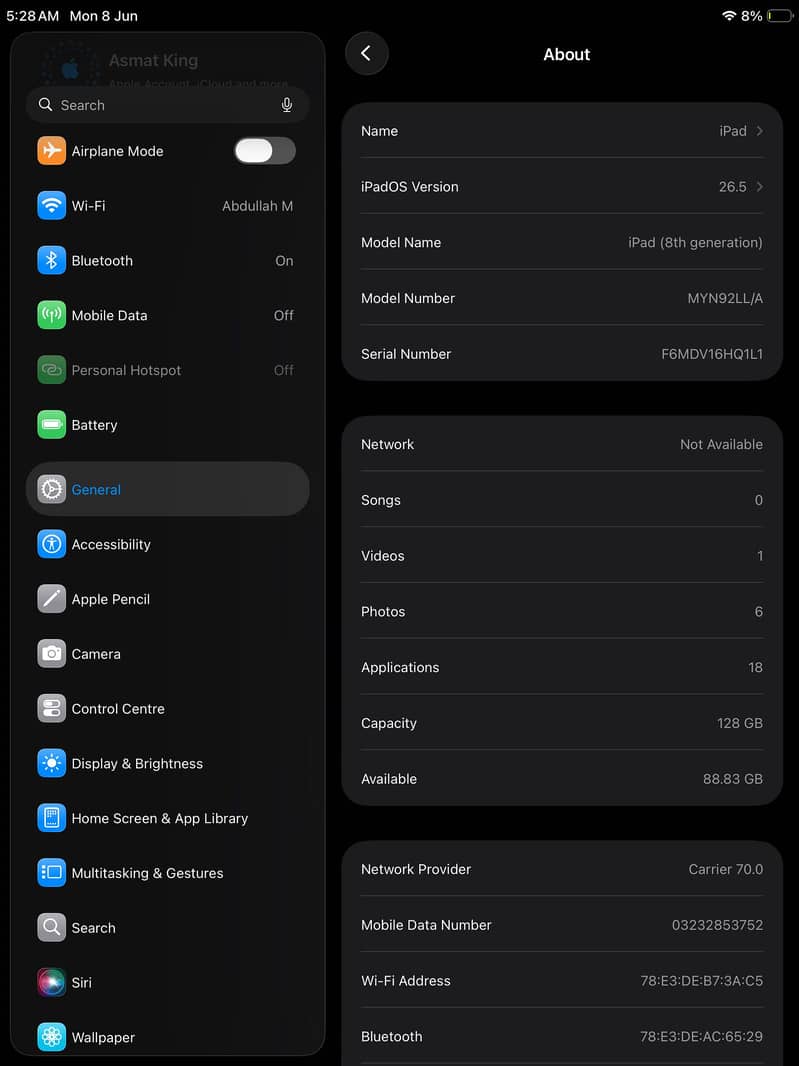 Apple ipad 8th gen exchange possible - Mobile Phones - 1115294261