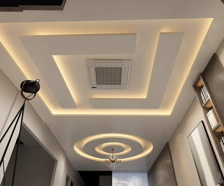 POP False Ceiling/Gypsum Ceiling/Pvcpannel/Cement Board/Paint work ...