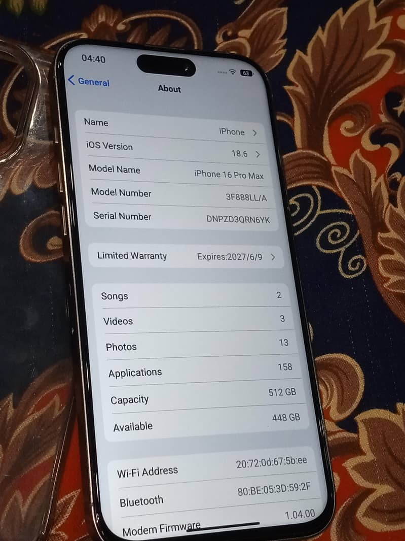 iPhone 16 pro max - Mobile Phones - 1115502520