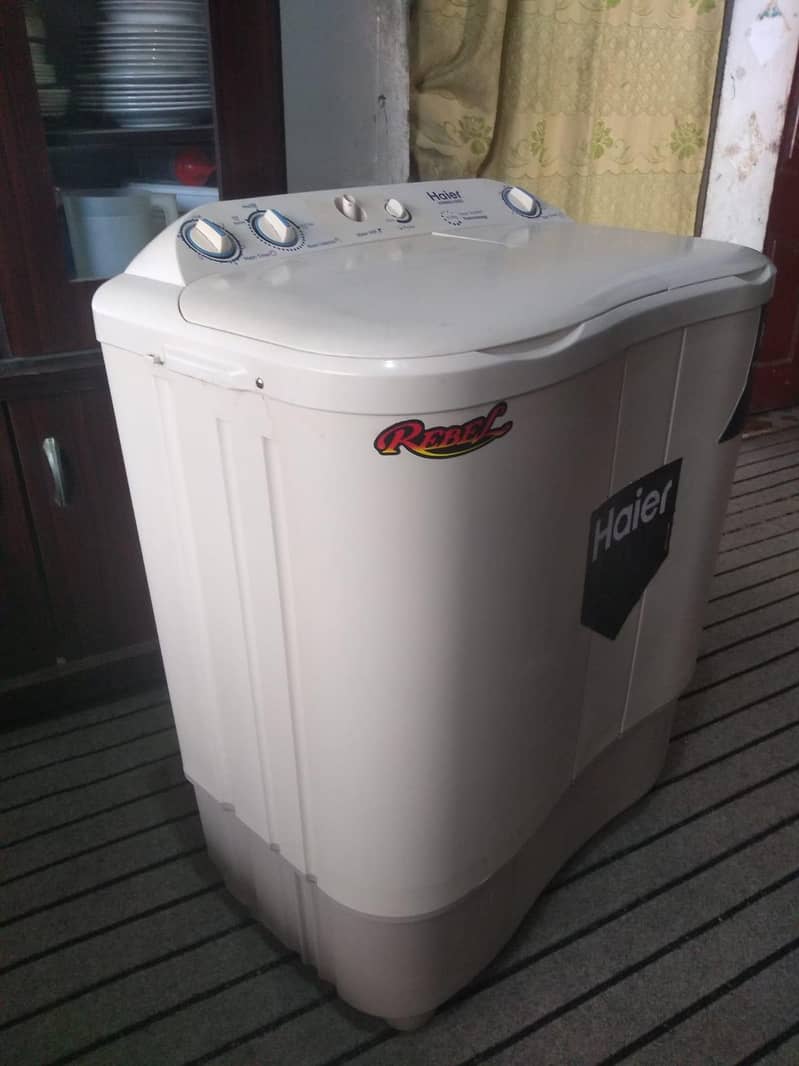 Haier washing machine semiautomatic twin tub Capacity 8kg - Washer ...