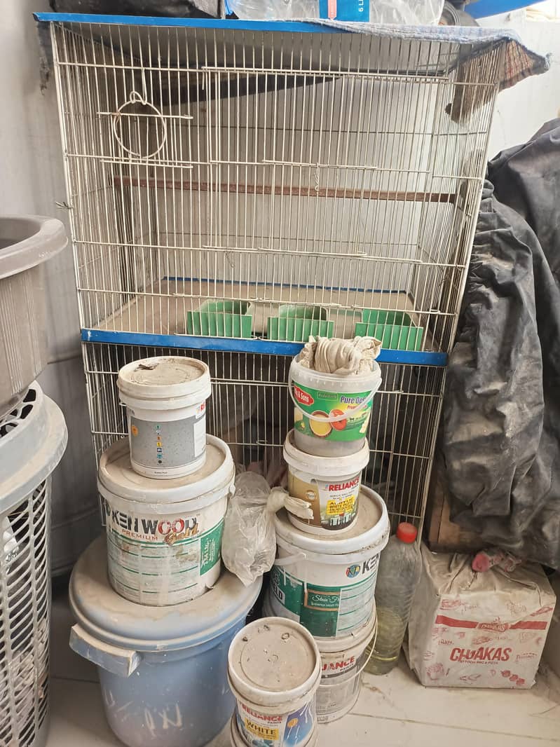 cage for sell double portion conditions good - Other Birds - 1115695242