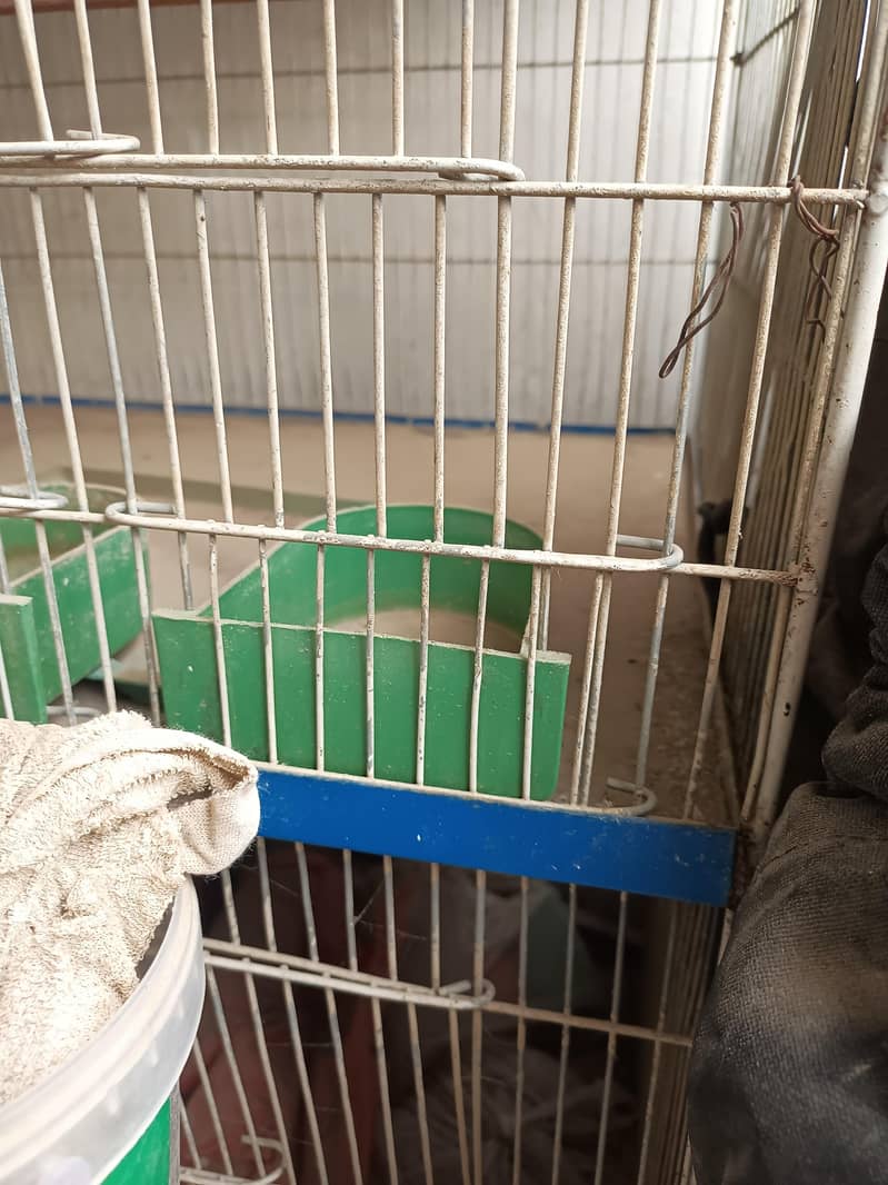 cage for sell double portion conditions good - Other Birds - 1115695242