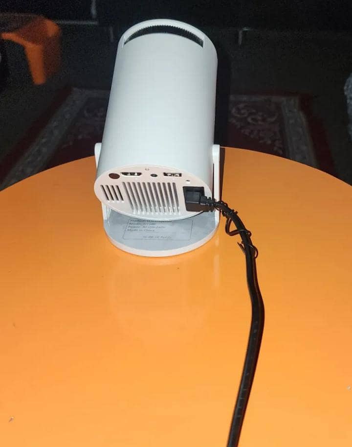 HY300 Pro Mini Projector Android 14 + 120 Inch Screen | Like New - Home ...