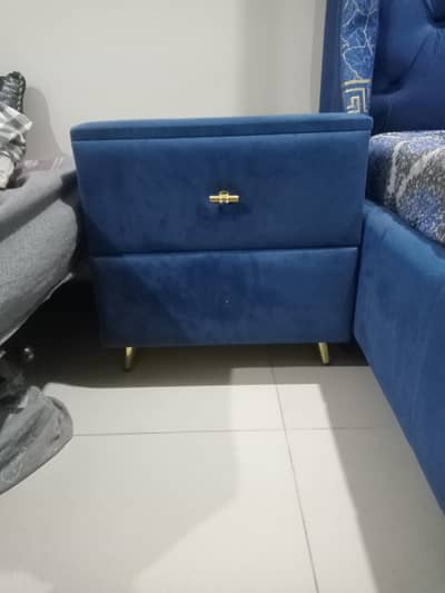 single bed with mettress , corner , study table , chair & single stool ...