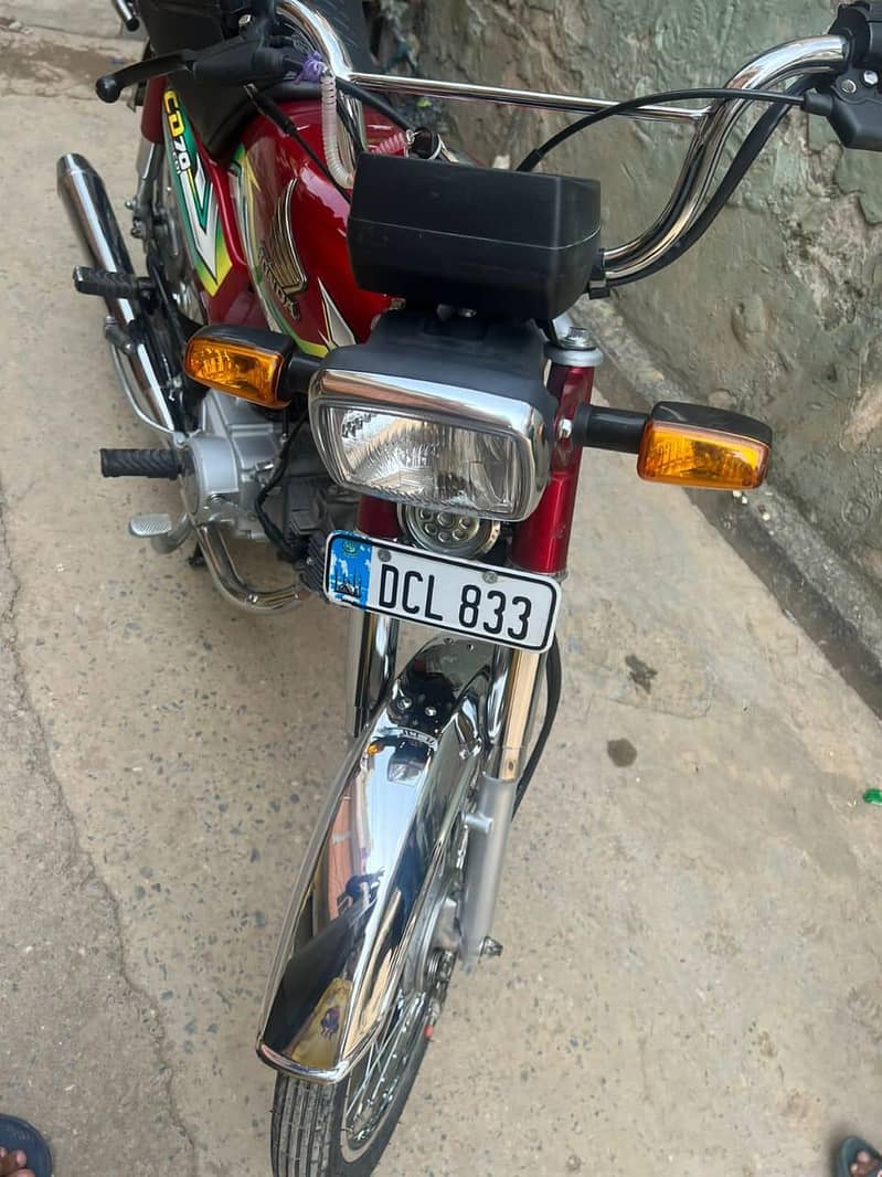 Honda 70cc Bike Model For Sale Call Number_"_03226643435) - Standard ...