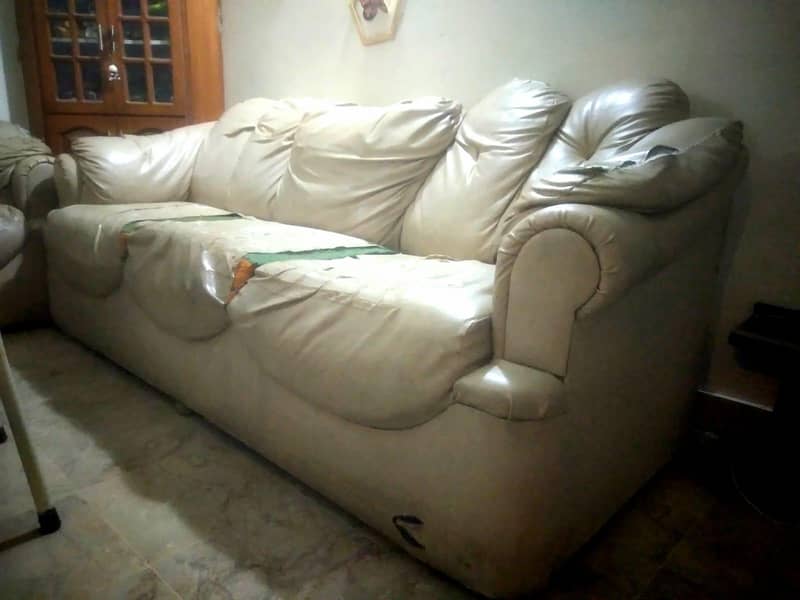 7 seater sofa set in reasonable condition must sale today (urgent ...