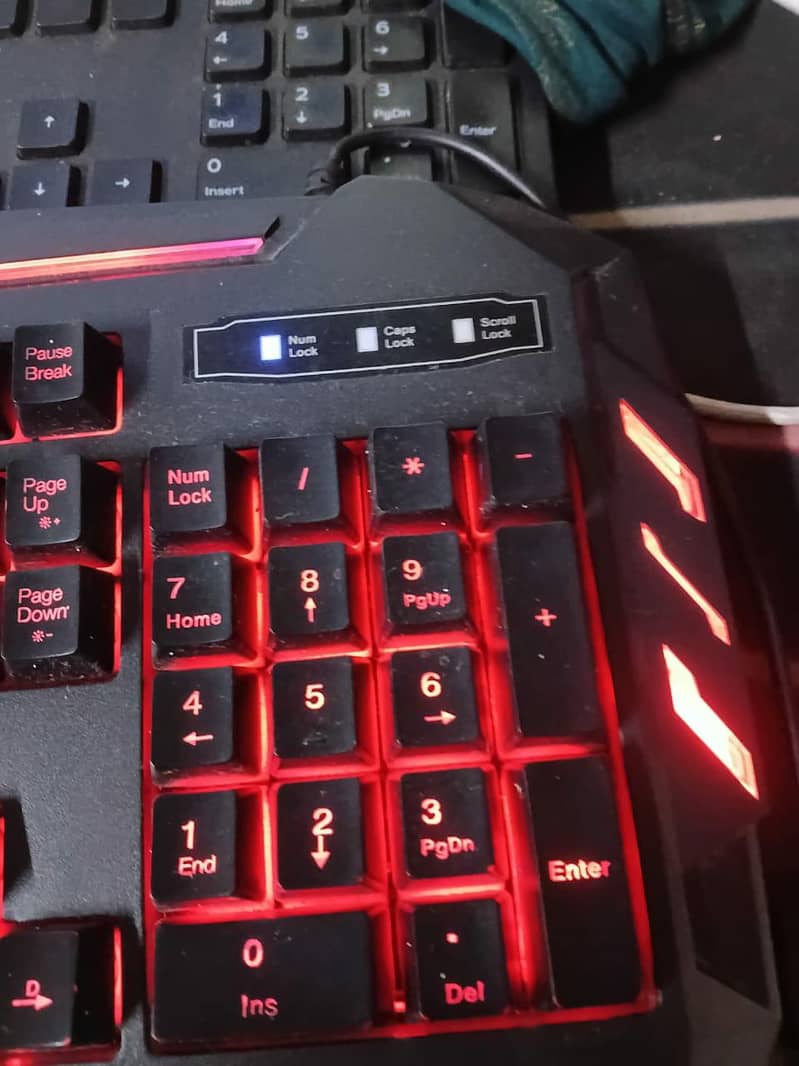 BAKTH 7 Colors LED Backlit Gaming Keyboard - Computer & Laptop ...