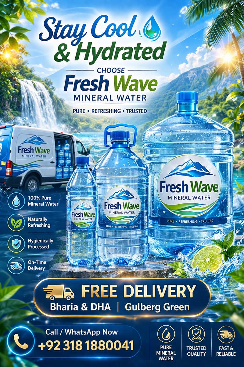 19L Mineral Water Bottle - Lab Tested + Free Home Delivery - RS 250 ...