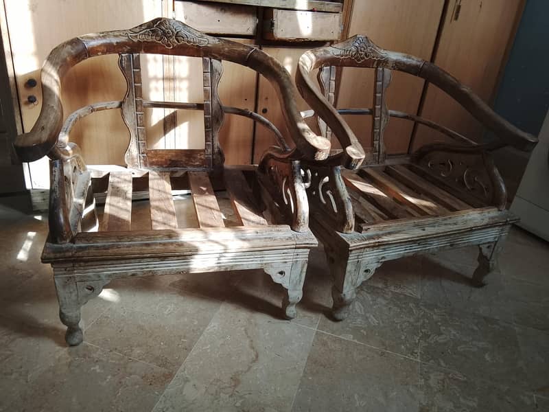 2 piece sofa set solid wood custom made - Sofas - 1115798076