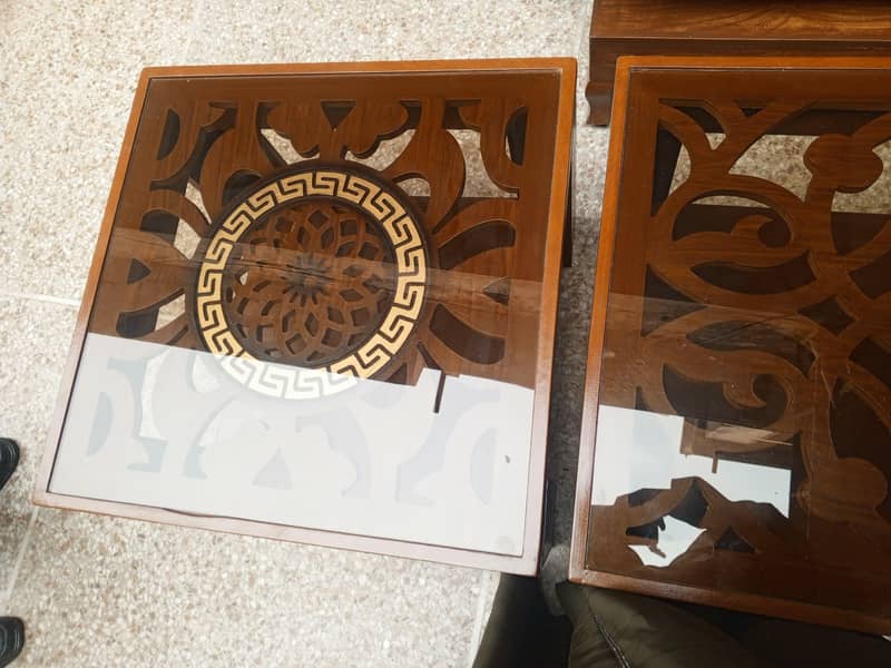 wooden center table for sale- Excellent condition - Side Tables ...