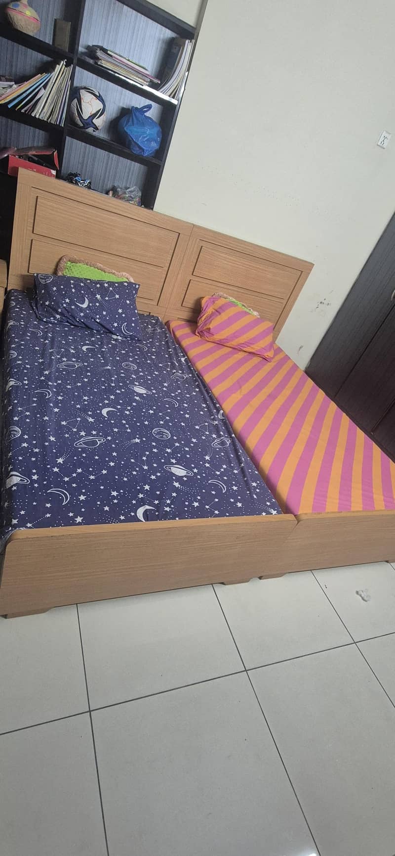 2 single bed with mattress - Beds - 1115841562