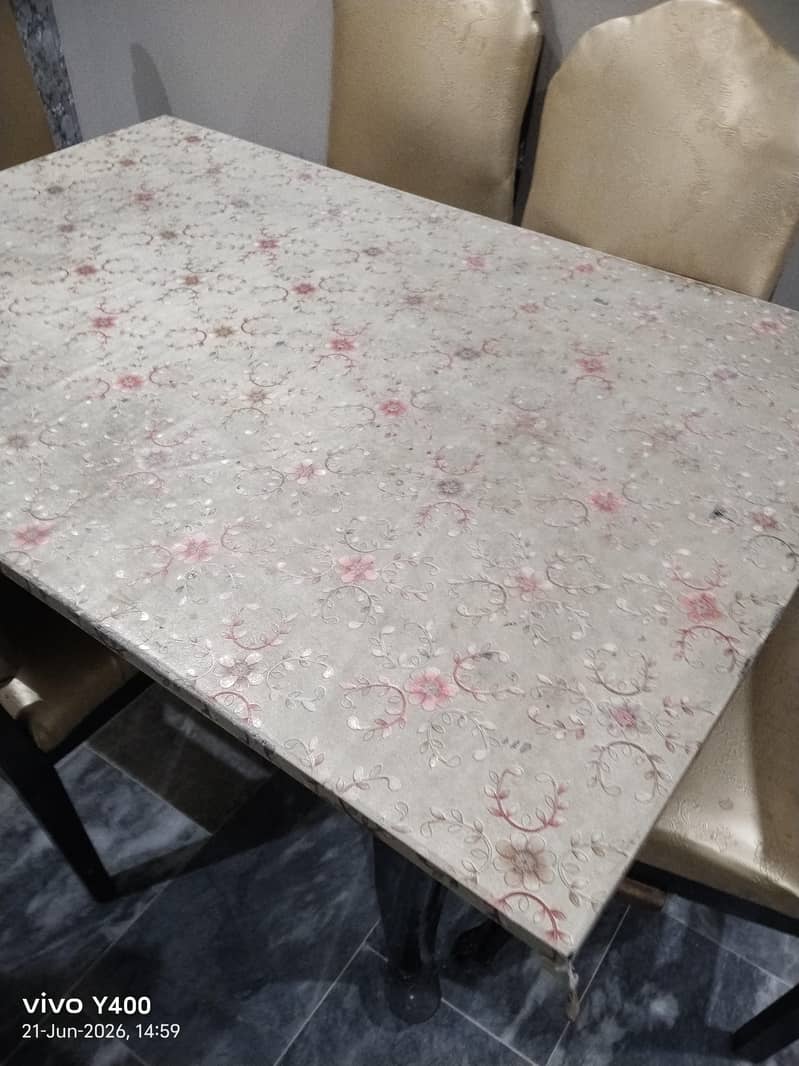 6 Seater Dining Table Set with 6 Chairs – Good Condition - Dining ...