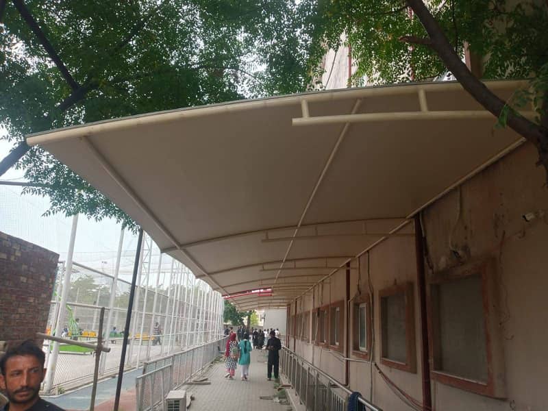 New design car parking shade, Wall mounted shade, Pole parking shade ...