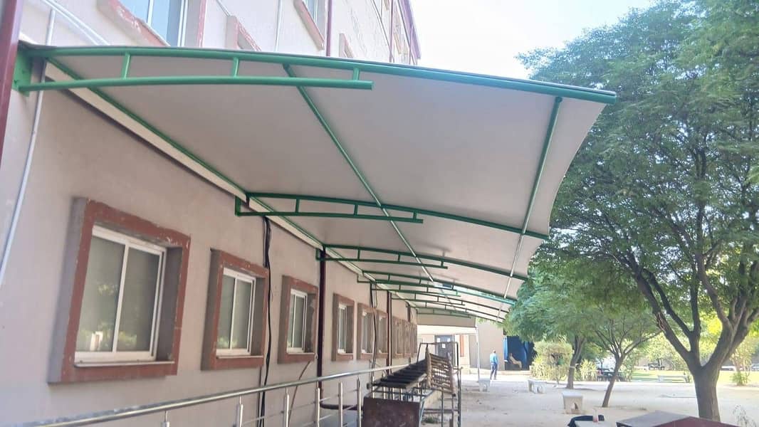 New design car parking shade, Wall mounted shade, Pole parking shade ...
