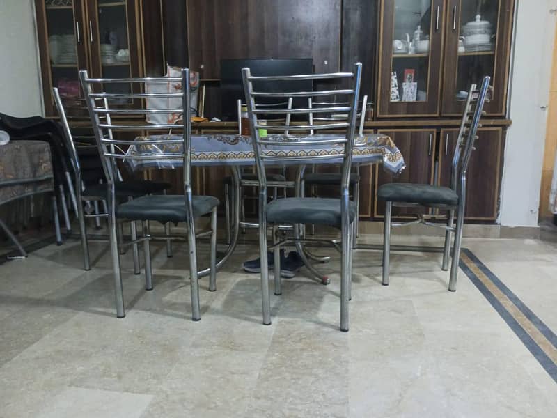 Glass Dining Table with 6 seats for sale - Dining Tables - 1115899891