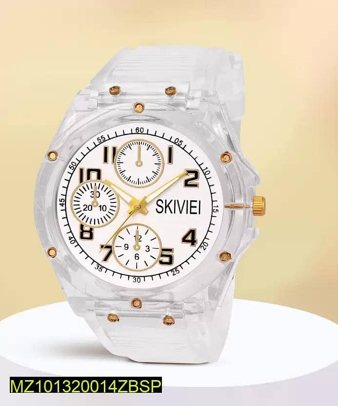 Transparent LED Watch Boys - Free Delivery - Watches - 1115906242