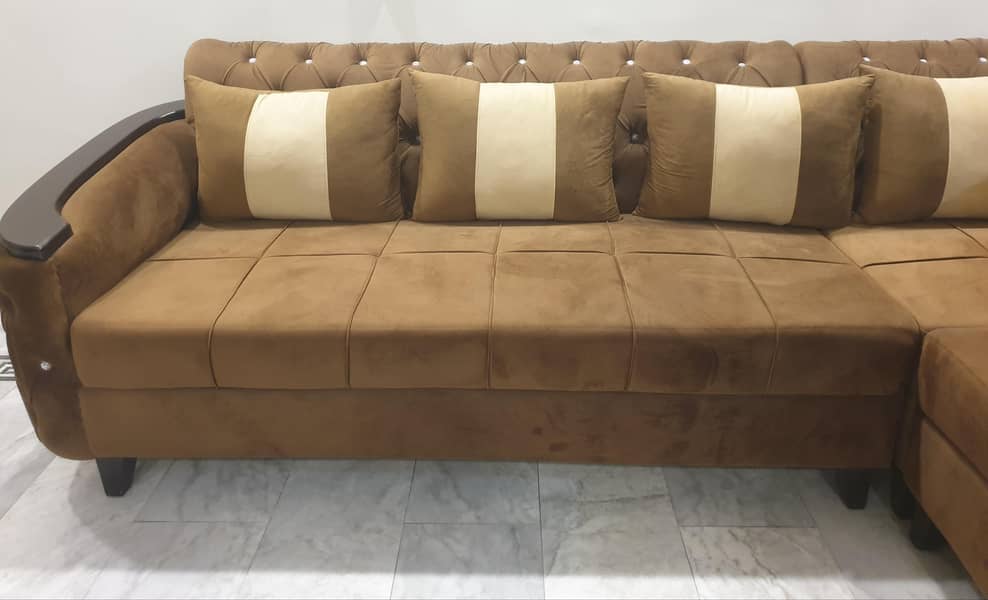 L Shaped Sofa (Condition New & Comfortable to sit) - Sofas - 1115928270