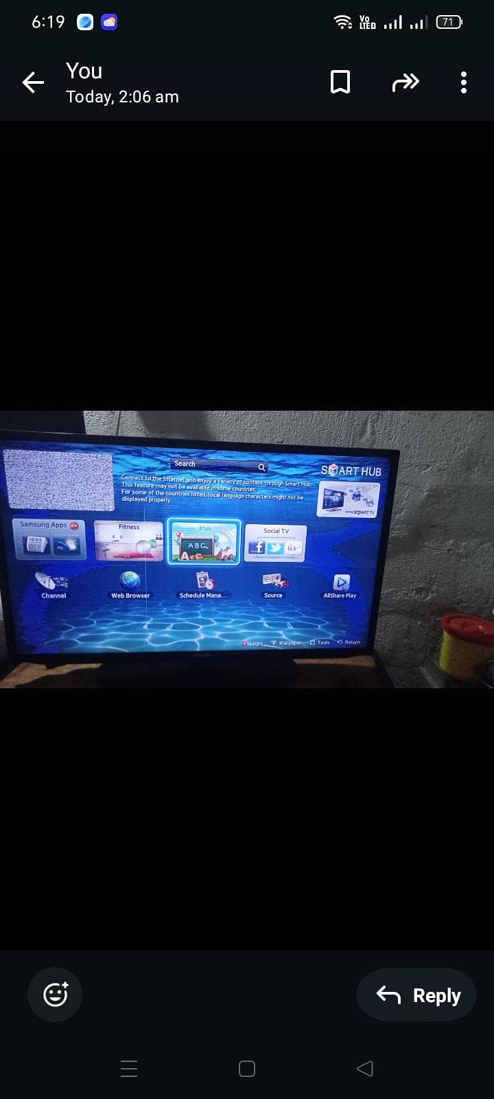 Samsung led smart 40 inch original - Televisions - 1116041212