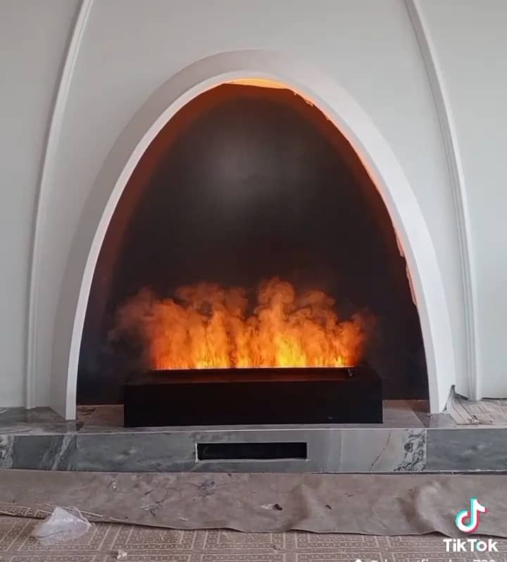 Electric Fireplace Lahore | Wall Mount LED Fireplace - Heaters - 1116223203