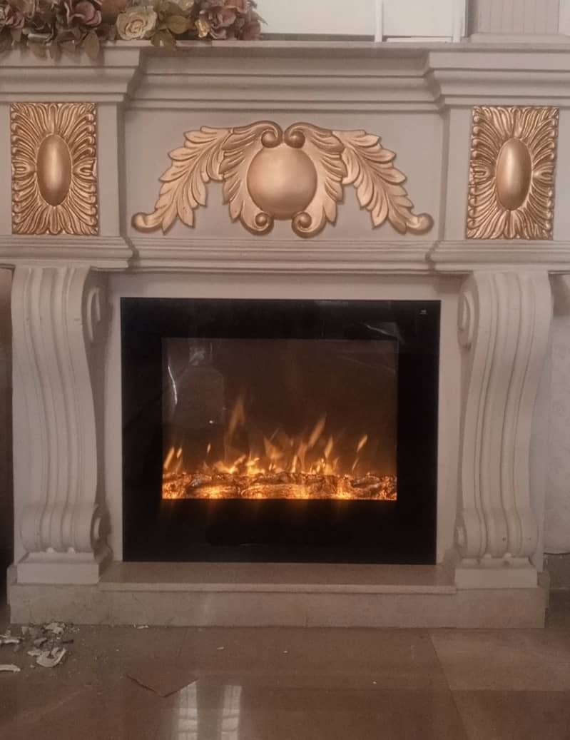 Electric Fireplace Lahore | Wall Mount LED Fireplace - Heaters - 1116223203