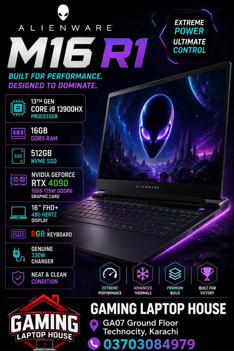 Alienware M16 | RTX 4090 16GB | Gaming Laptop House - Laptops - 1115362938
